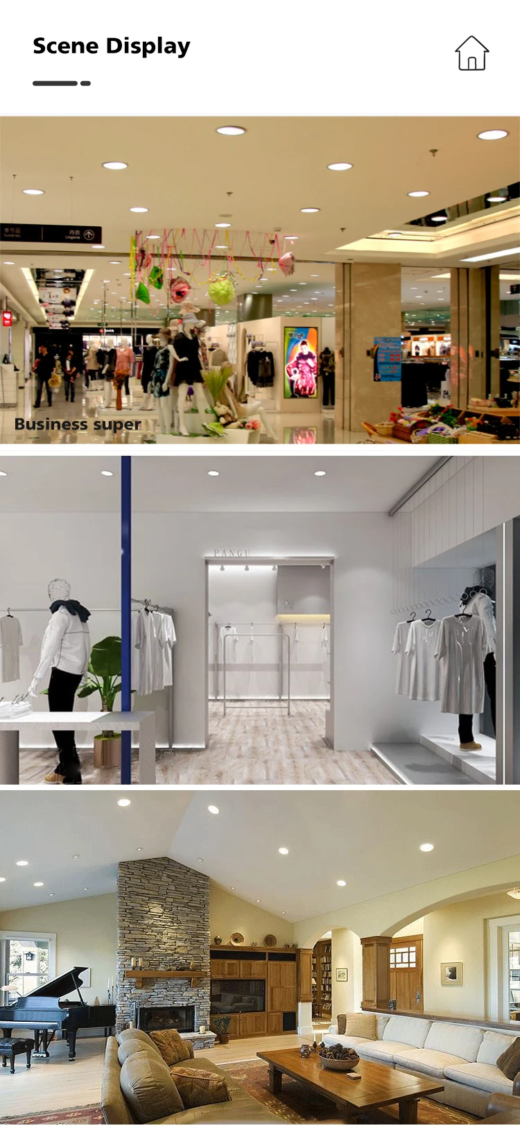 Price Is Competitive Ceiling Project Commercial Hotel Shop Down Light ...