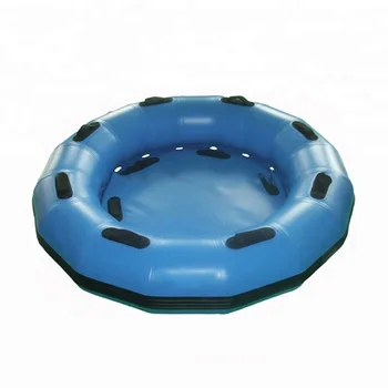 Custom Tarpaulin Durable Water Park Waterpark Inflatable Round Family ...