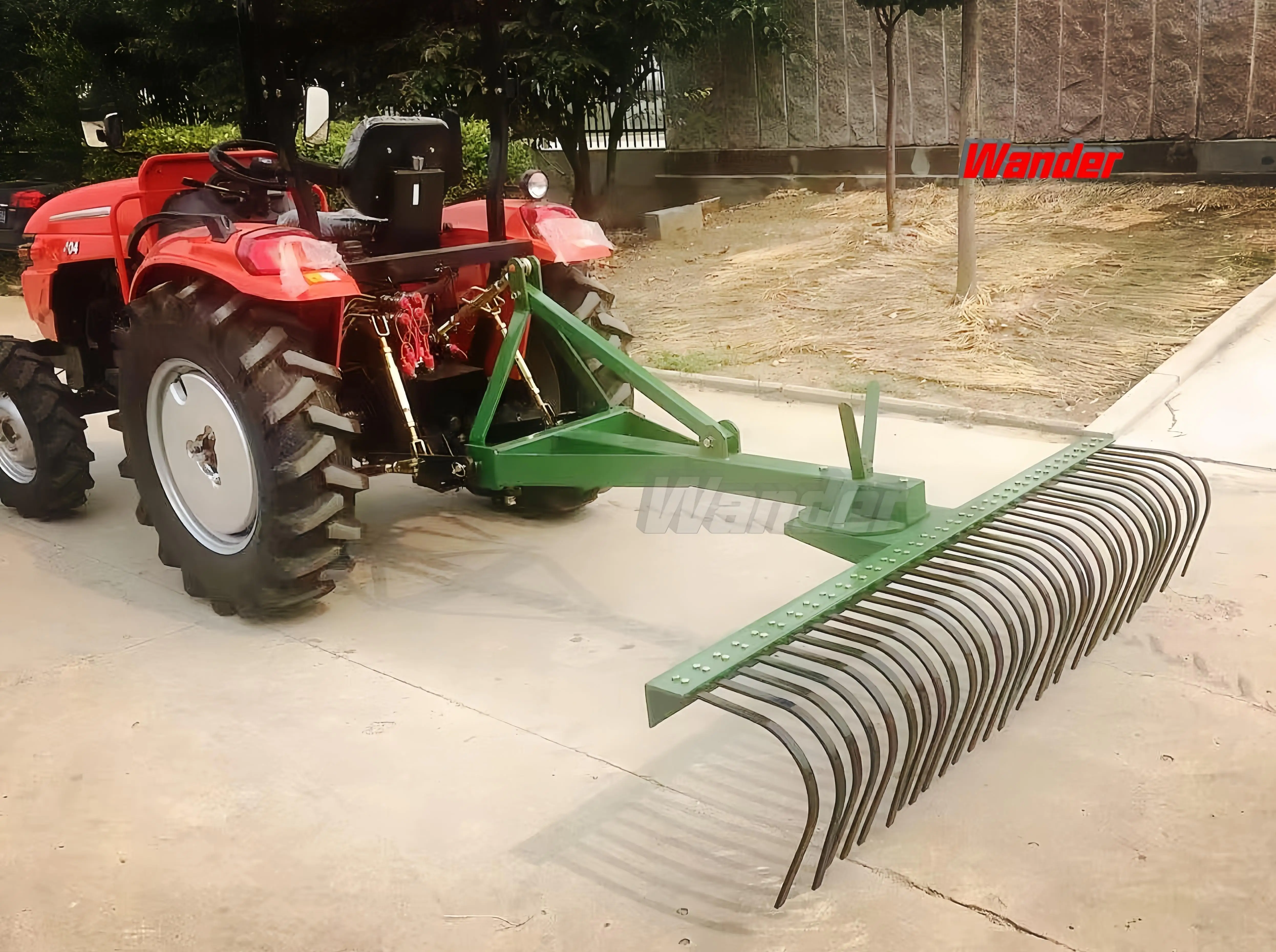 3 Point 4FT/5FT/6FT Landscape Rake, Tine Rake for Tractors| Alibaba.com