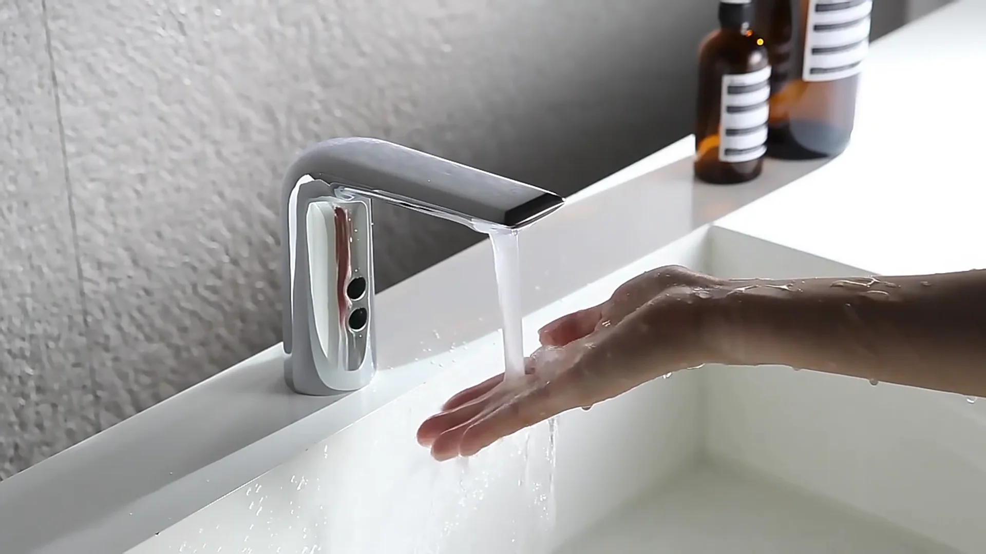 Touchless torneira stainless steel grifo sensor faucet induction sink ...