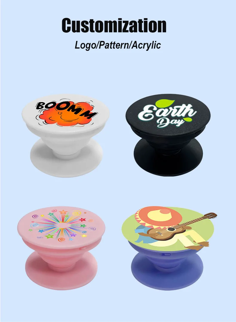 Mobile Phone Accessories Plastic Fold Sublimation Popings Socket Up ...