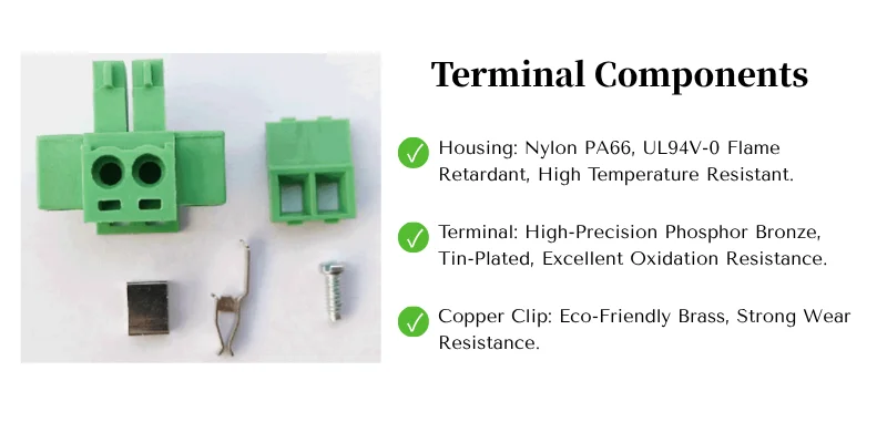 PCB Socket Push Pull Connector 5.08mm Pluggable Terminal Block Wire ...