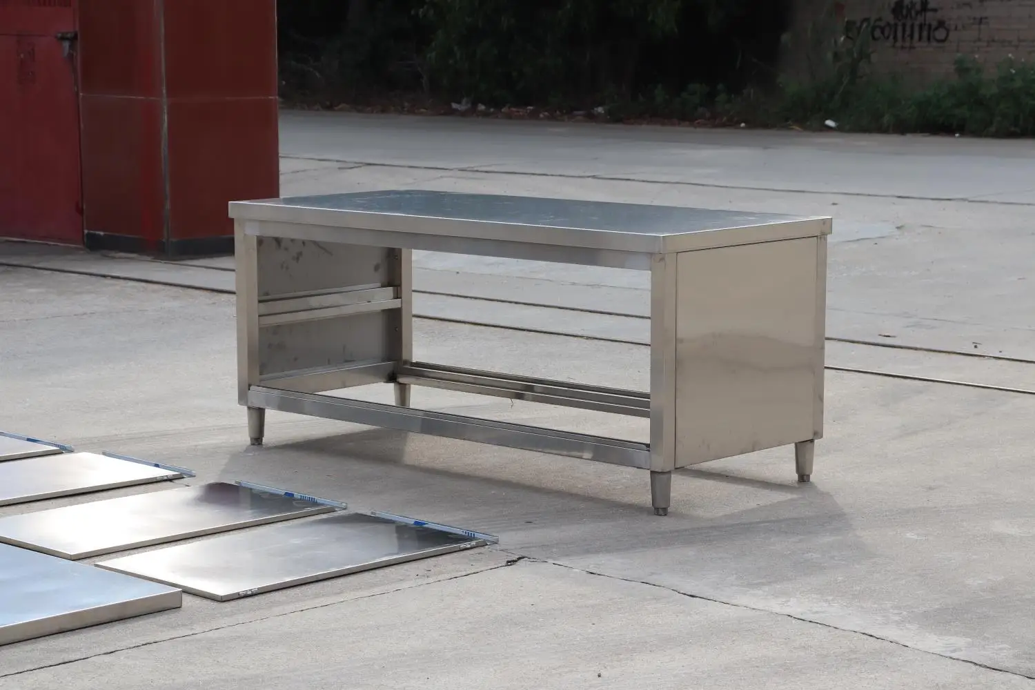 Modern Stainless Steel Kitchen Cabinets for Restaurants | Durable Steel ...