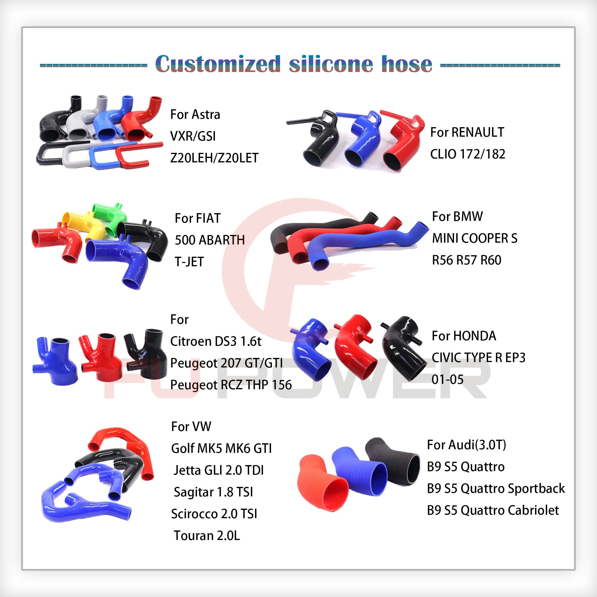 Custom Made Flexible Rubber Radiator Hose Coolant Pipe Hose Radiator ...