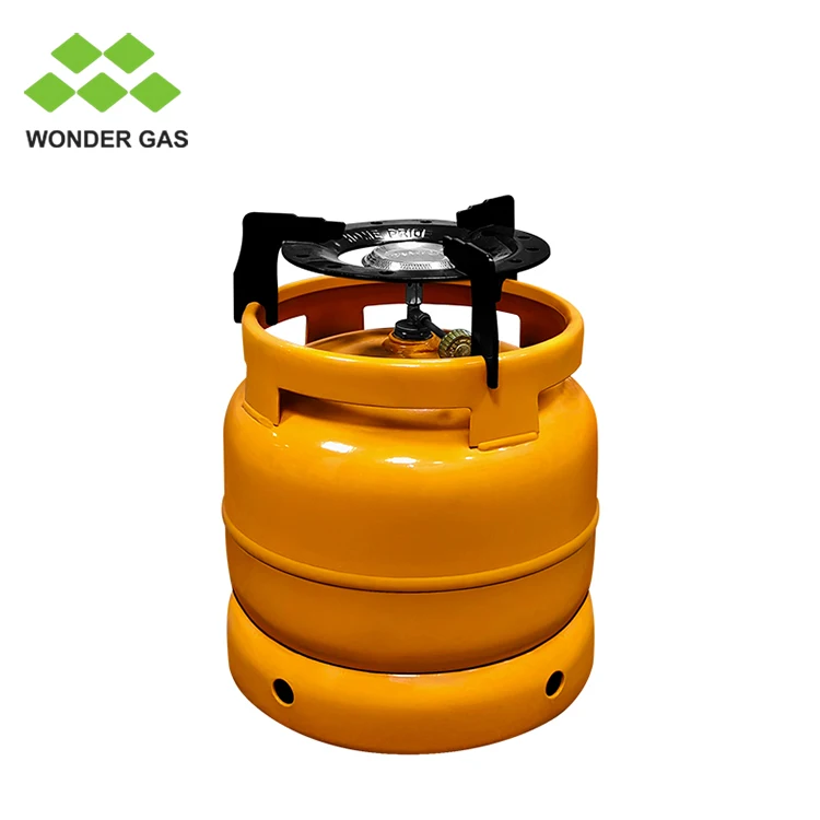 Custom 6kg Portable BBQ Gas Bottle - Home Cooking LPG Gas Cylinder with ...
