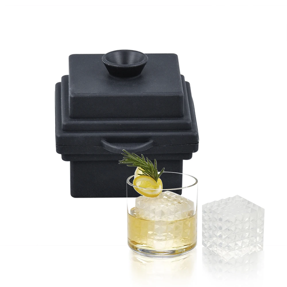 BHD Wholesale New Design Food Grade Prism Ice Cube Tray Easy Release ...