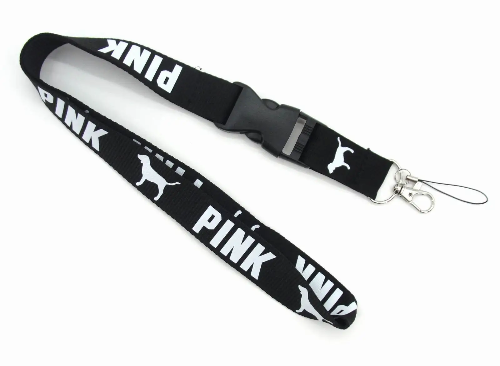 High Quality Lanyards With Logo Love Custom Pink Keychain Pink Keychain ...