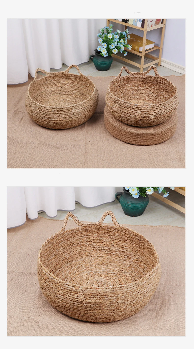 Kingtale Soft Rattan Four-Season Universal Cat Bed Summer Cool Nest ...