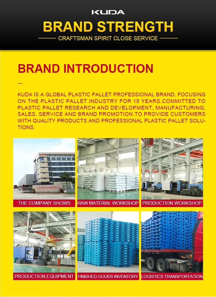 KUDA 0807A-PBJJ Plastic Pallet Flat Nine Foot Pad Anti slip Pallet ...