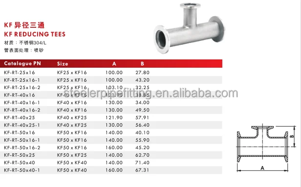 Stainless Steel Sanitary Kf 25 Kf 40 Kf50 90 Degree Elbow - Buy Stainless Steel Kf16 Kf25 Kf40 ...
