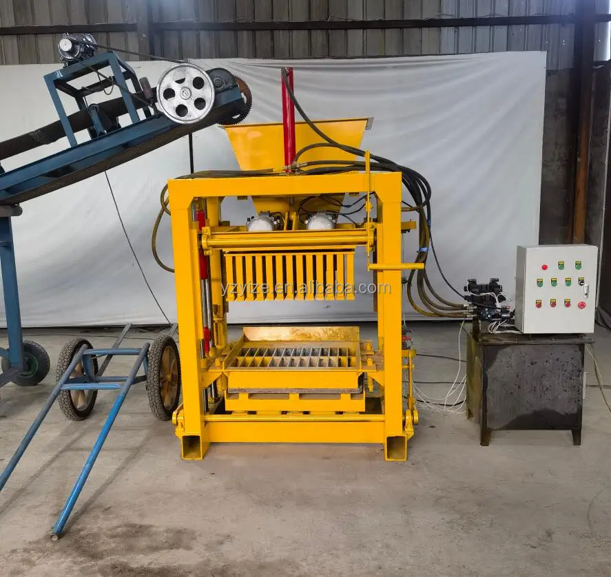 Mini Auto Mud Brick Cement Machine - Efficient & Durable
