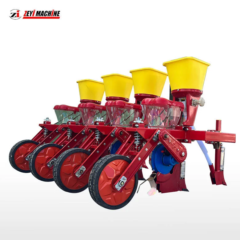 4 Rows Corn Planter with Fertilizer - Efficient Maize Planting