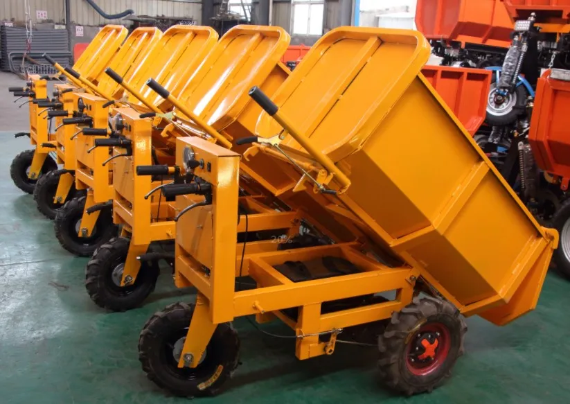 500 Kg Tricycles 3 Wheel Trolley Electric Mini Dumper Trolleys 48 V 800 ...