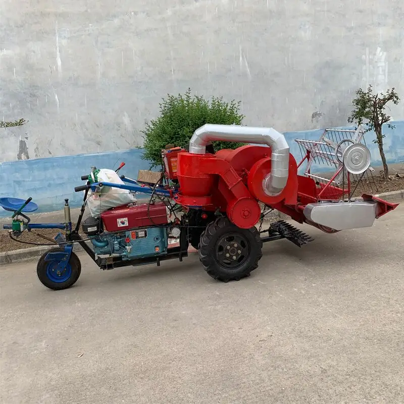 Diesel 15HP Mini Combine Harvester for Rice & Wheat - Affordable Price ...