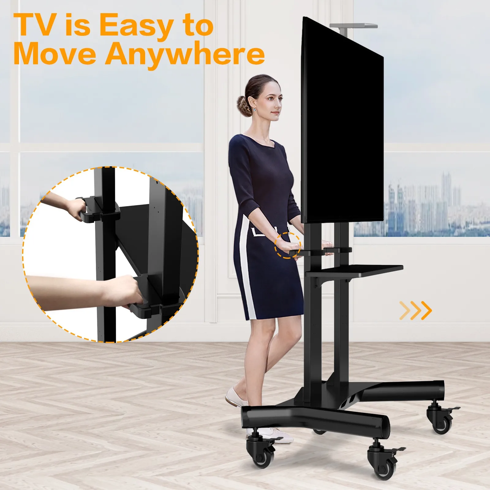 Mobile TV Cart - Versatile & Durable TV Stand Solutions