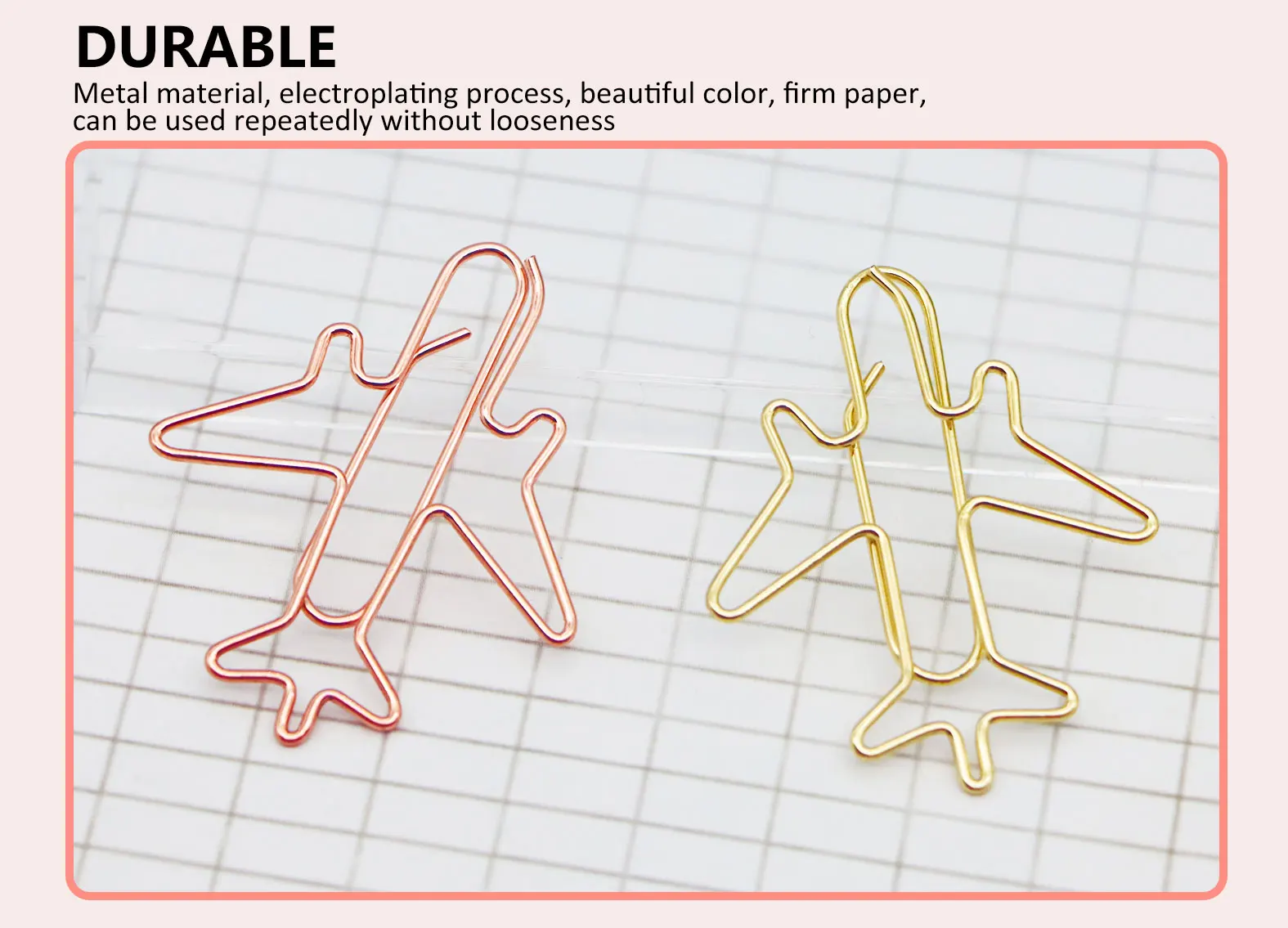 Airlines Craft Promotional Gifts Metal Airplane Shape Paper Clips ...