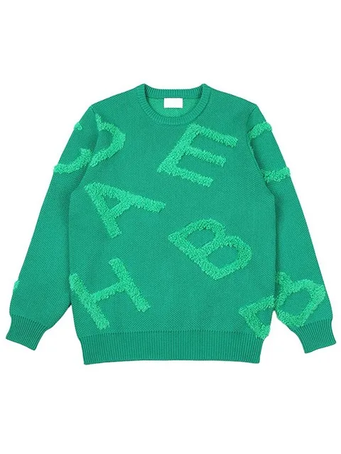Custom Logo Oem & Odm Men Sweater Jacquard Long Sleeve Pullover Knit ...