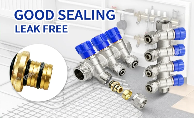 Brass Manifold for Floor Heating Systems - Durable & Efficient