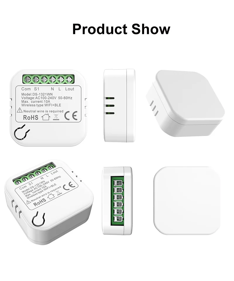 Smart Home Control with Tuya Wifi Mini Inteligente Switch
