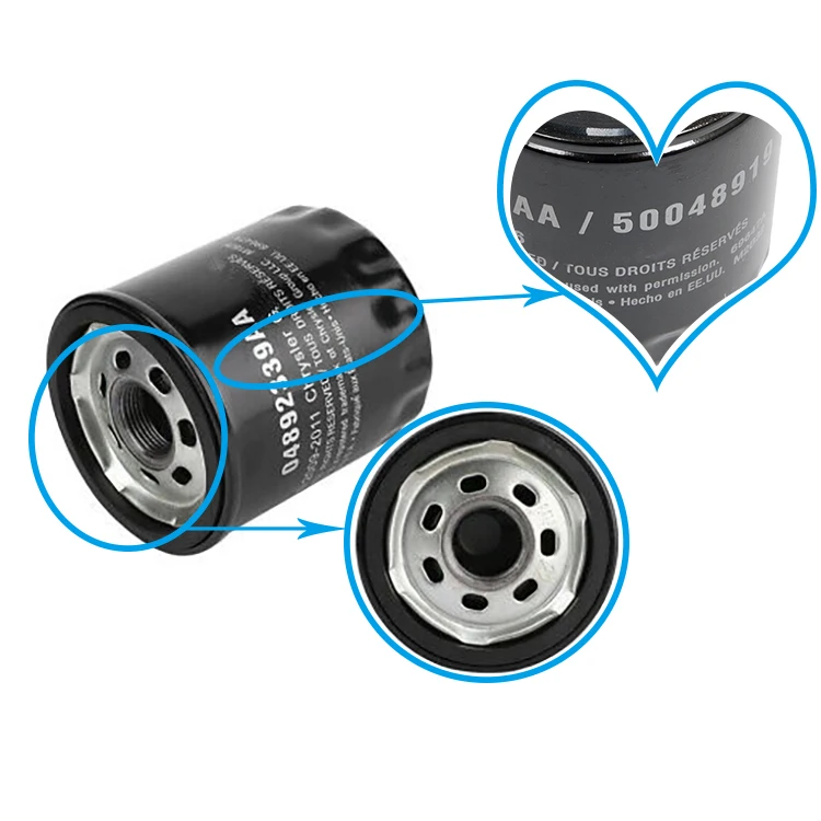 Shumiqi High Quality Auto Parts Engine Oil Filter 04892339AA