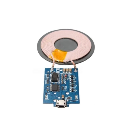 Invisible Wireless Charger Kit Universal Mini Coil Induction Battery ...
