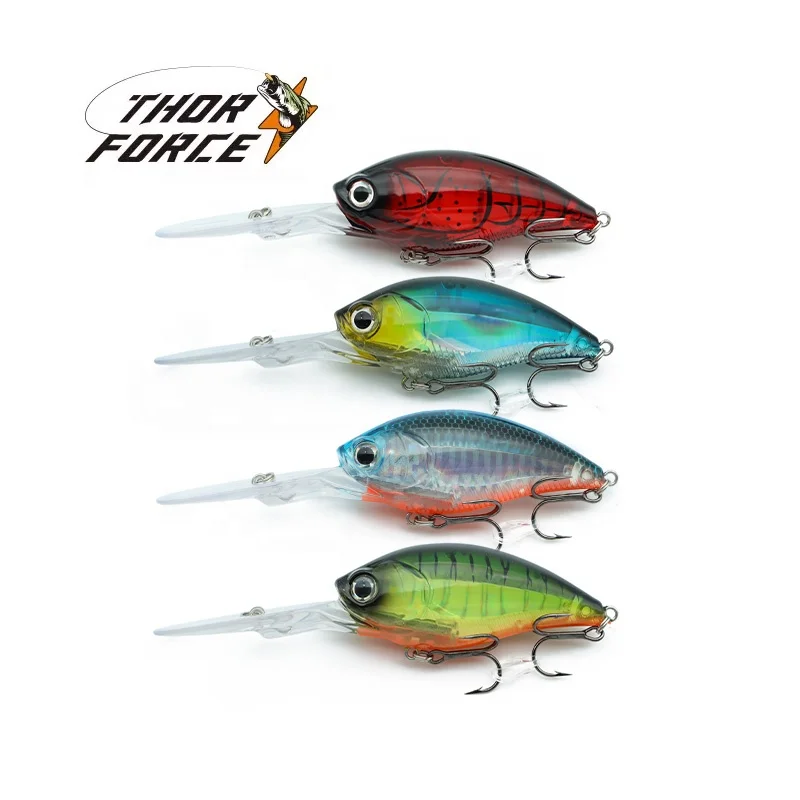 Thorforce Floating Fish Bait Long Lip 70mm 21g Deep Diving Luck ...