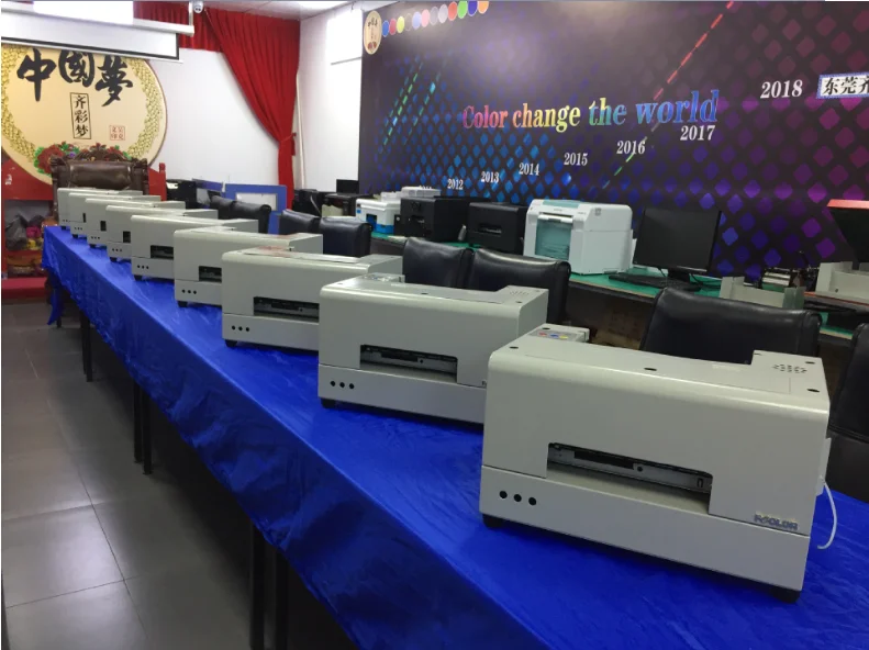 Desktop Label Printer A4 Roll 6 Colors Inkjet Sticker Printing Machine ...