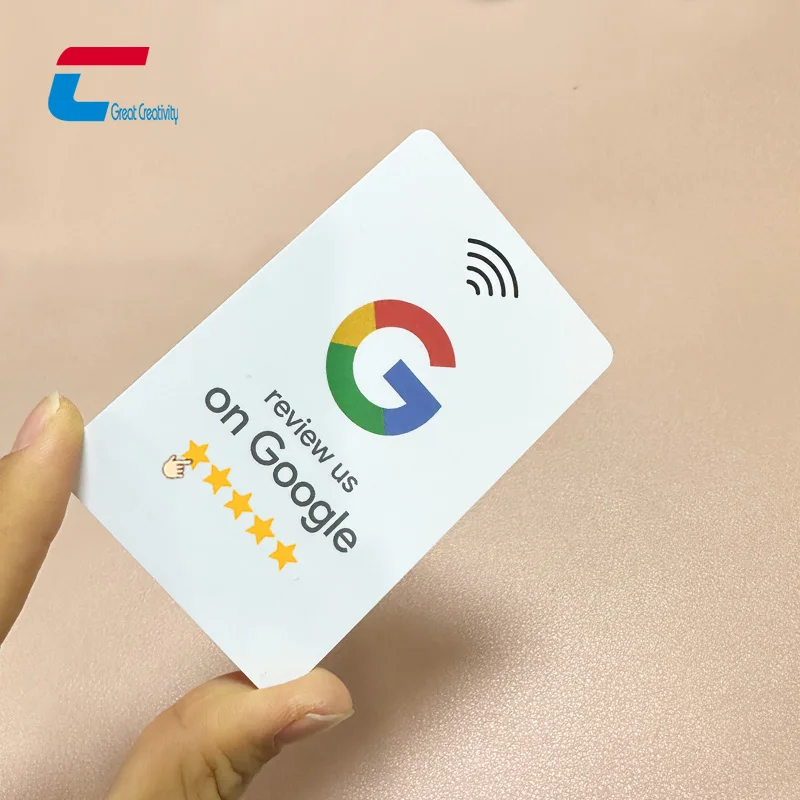 Custom Contactless Google Reviews NFC Sticker NTAG 213