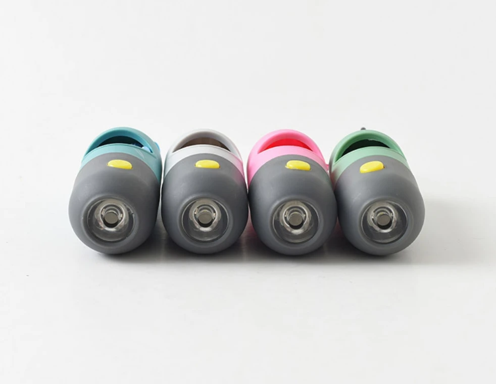 Pet Dog Poop Dispenser Poop Bag Holder LED Flashlight Pill Shape Dog ...