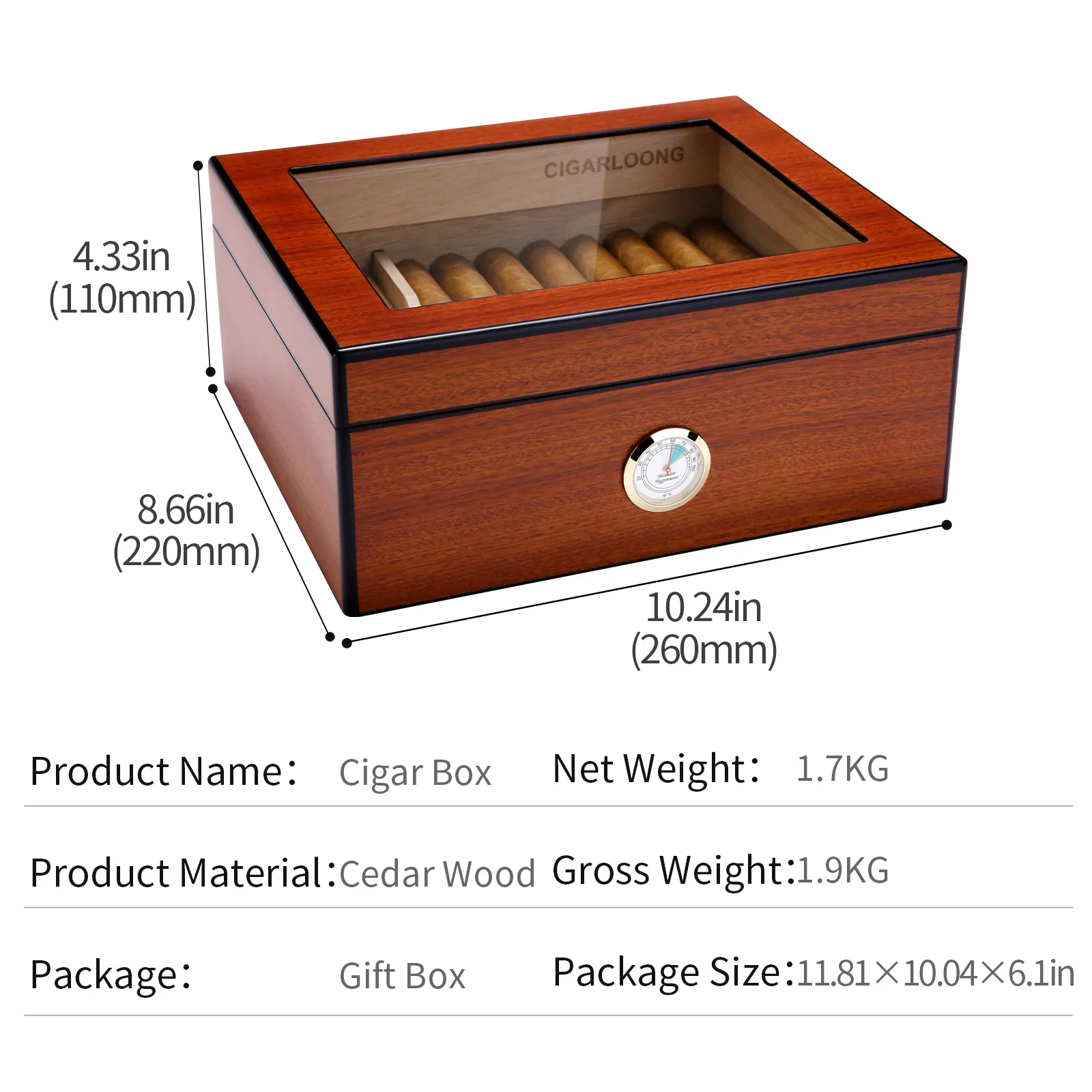 CIGARLOONG Custom Cigar Boxes - Premium Smoking Accessories