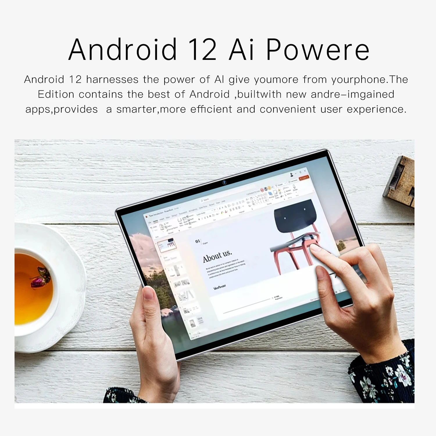 Android Tablet 10.1 Inch - 12GB+512GB with Phone Call Support