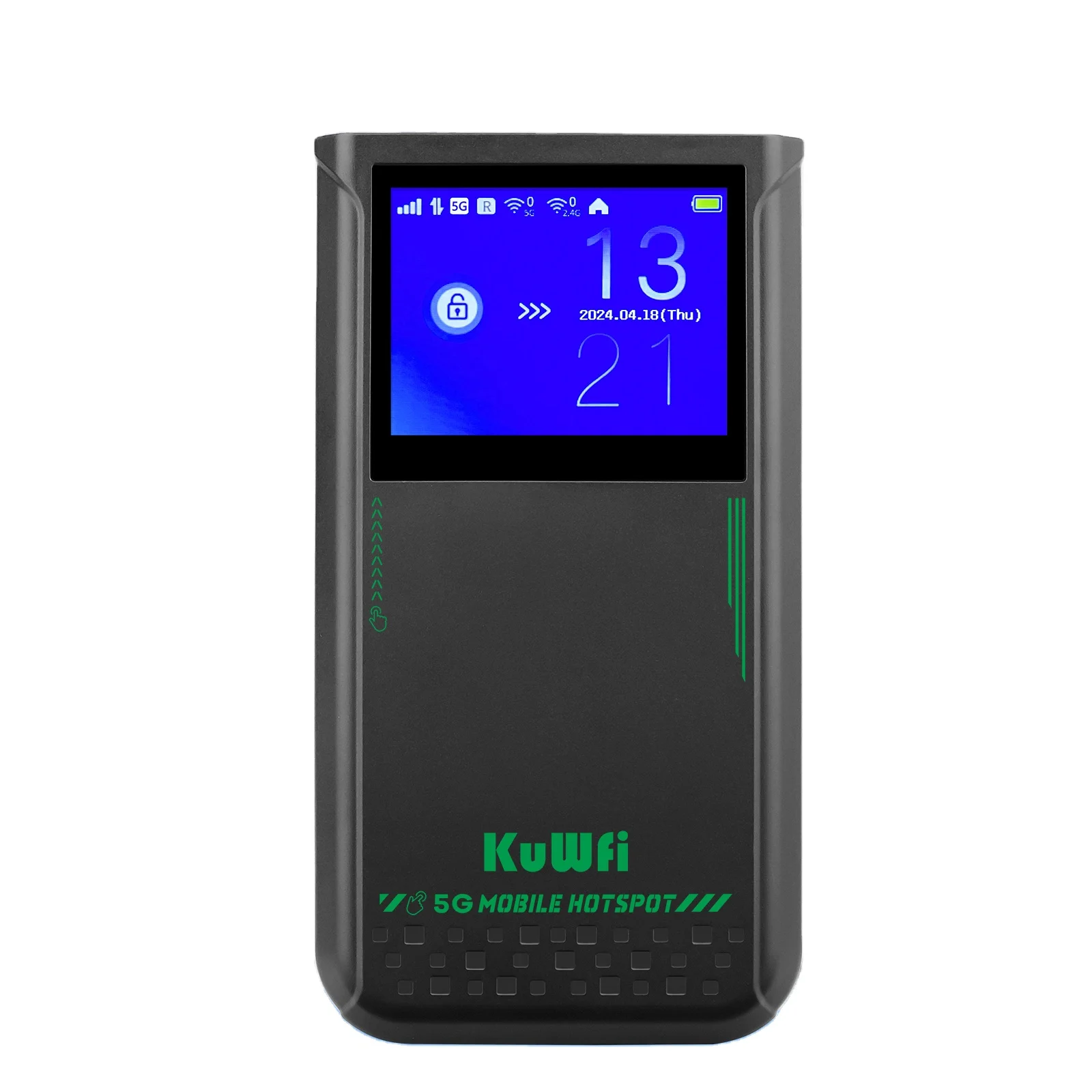 Touchable screen KuWFi eSim 5g router 4500mah battery 5g cpe wireless ...