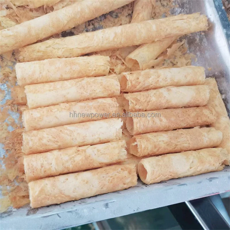 Full Automatic Chocolate Egg Roll Double Color Wafer Stick Production ...