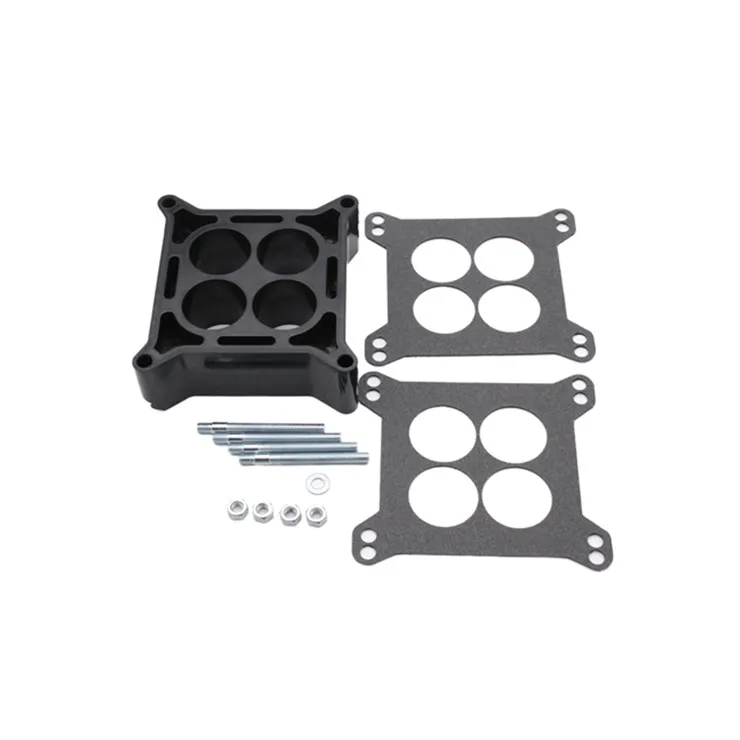 2" Ported Phenolic Carburetor Spacer 4bbl for SB Chevy Ford SBC BBC BB ...