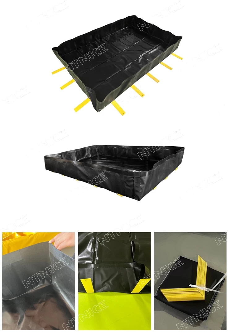 Extra Large PVC Containment Berm For Oil Fields Refineries And ...