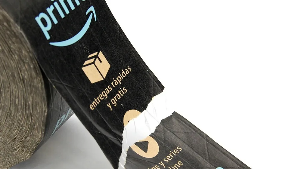 Custom Reinforced Kraft Paper Gummed Tape Water-activated Prime Day ...