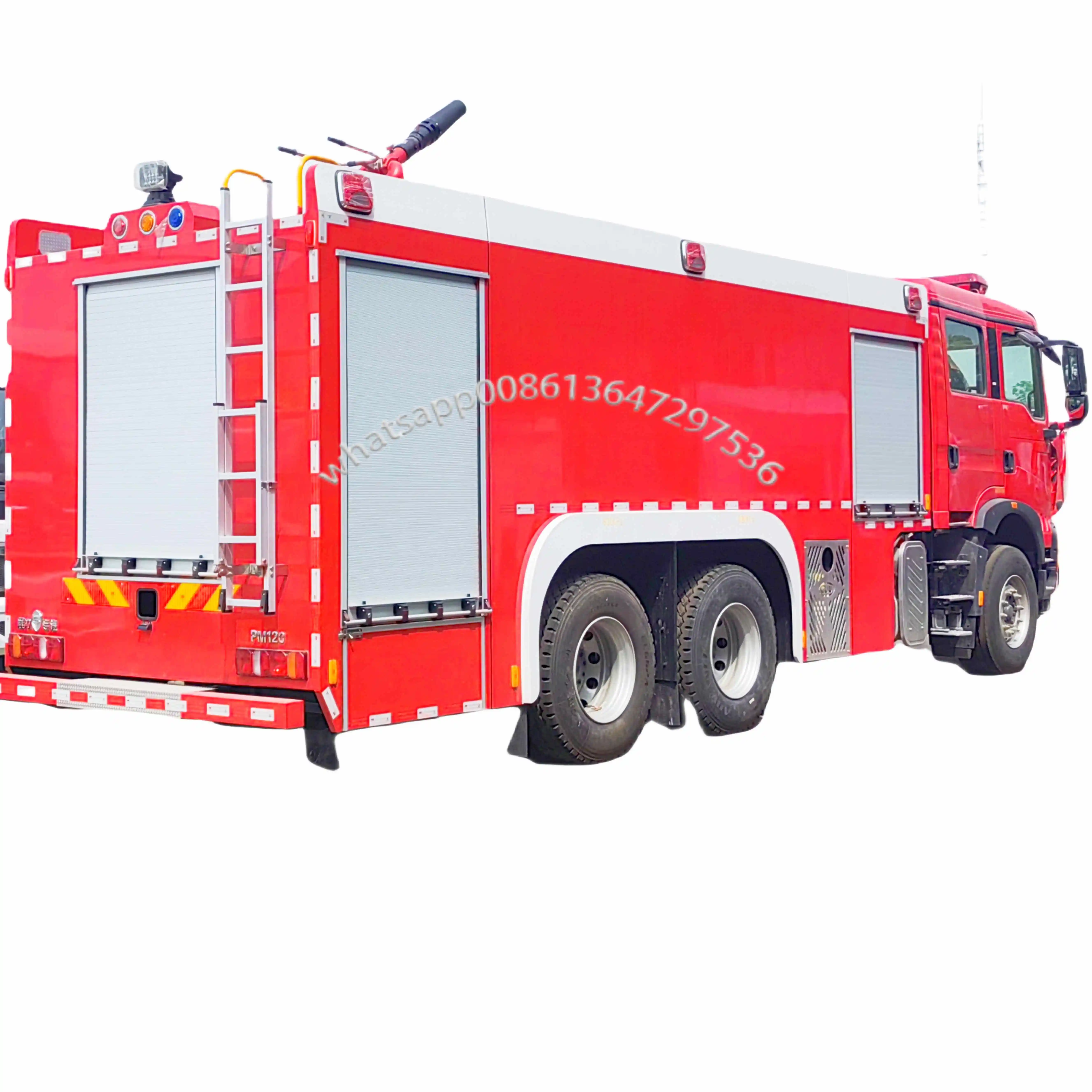 Howo Isuzu Foton 6x4 Foam Water Fire Ladder Truck Fire Fighting Truck ...