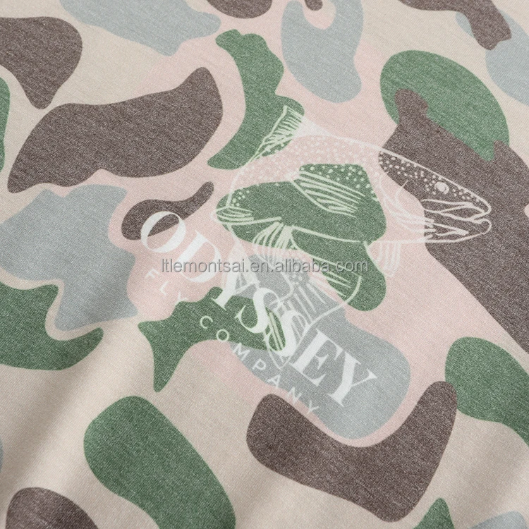 Men's Classic Camo Sublimation Printing Hiking Shirts Duck Hunting ...