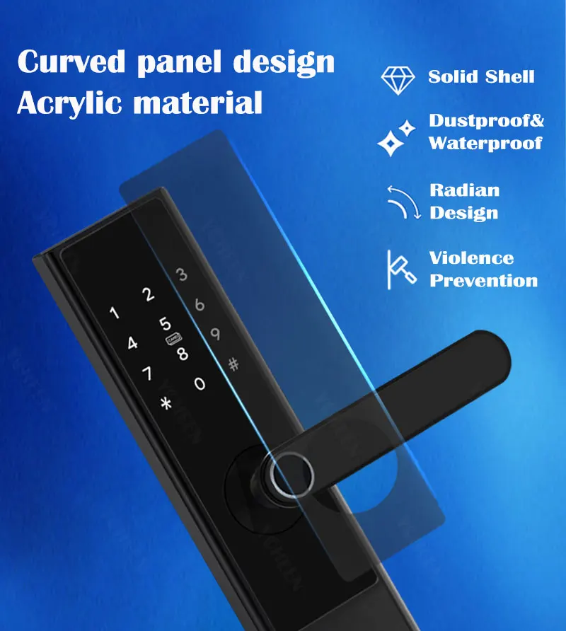 Home Electronics Ttlock App Smart Lock Waterproof Fingerprint Password ...