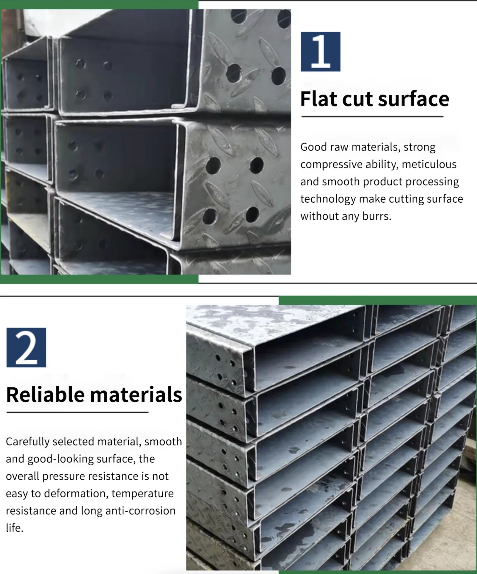 Galvanized C Channel Steel Strut Slotted C Purlin Construction Section ...