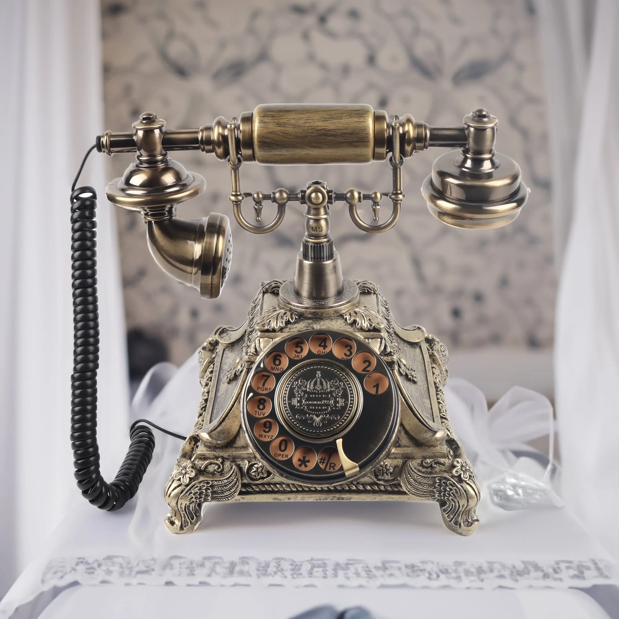 Vintage Telephone Corded Retro Landline Call Old Fashioned Cute ...