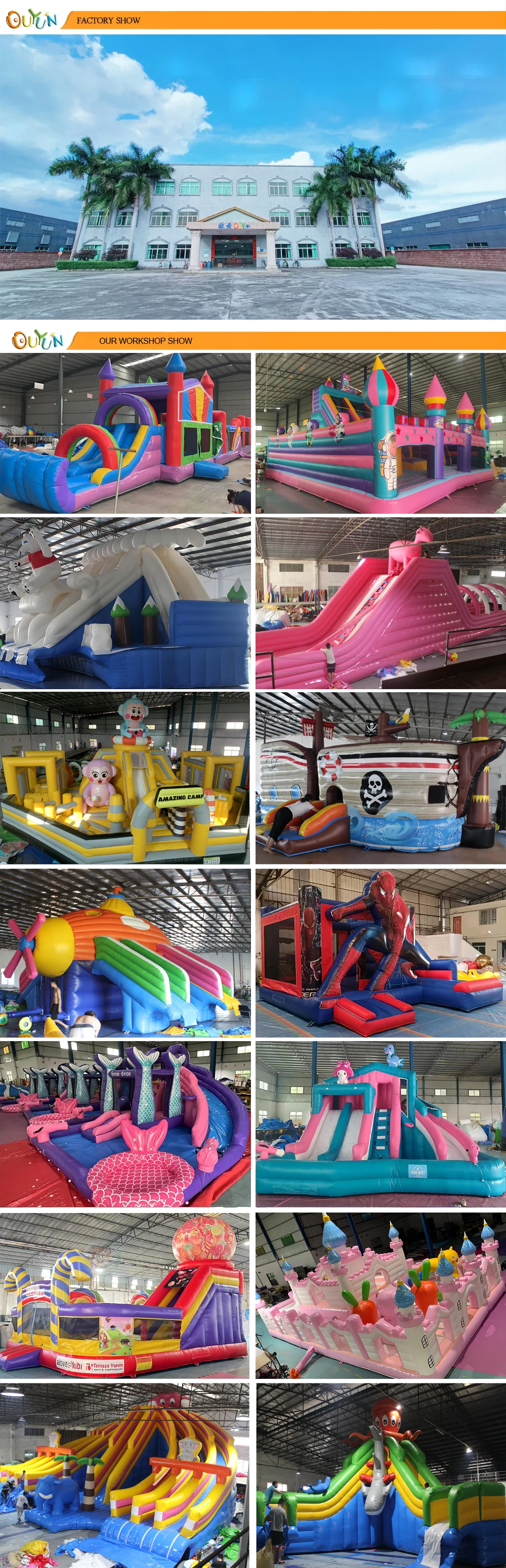 Outdoor Giant Inflatable Pirate Ship Boat Bouncy Jumping Castle With ...