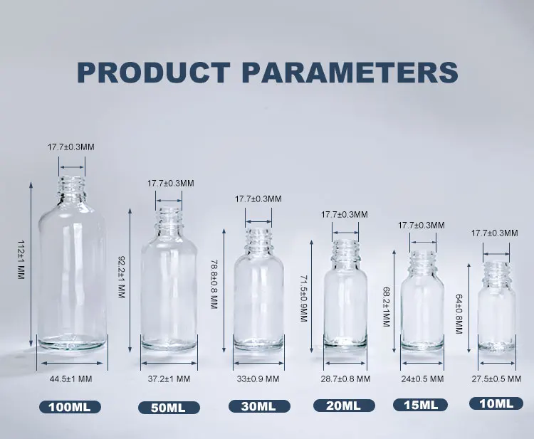 15ml Manufacturers Price Glass Bottles Clear Essential Oil Bottle - Buy ...