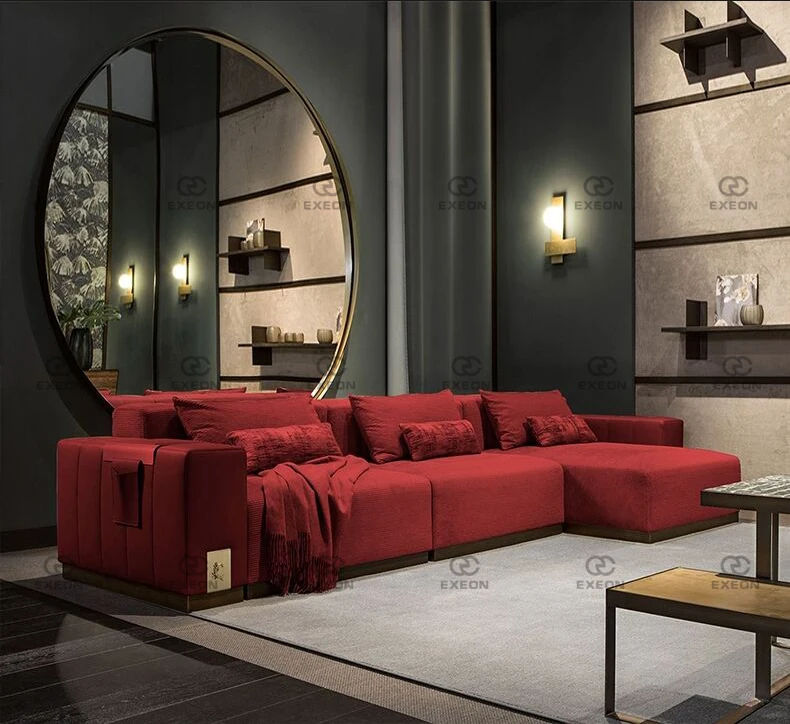Custom L Shape Living Room Modular Sofa - Luxury & Style