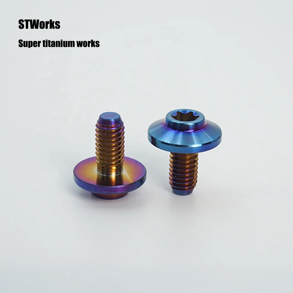 M5 M6 M8 M10 Titanium Alloy UFO Head Screws for Motorcycles