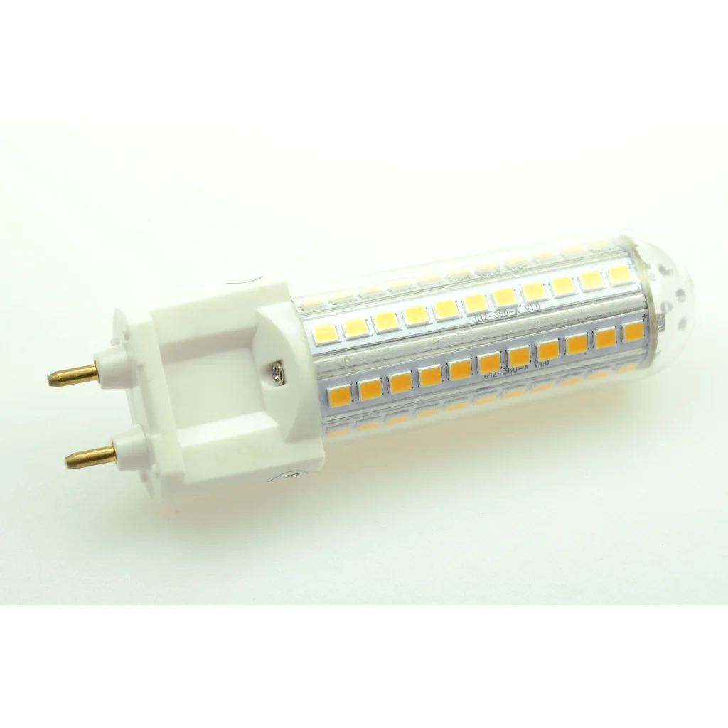 10W LED Compact Fluorescent G12 Lamp 900 Lumens 3000K 360° Coverage ...