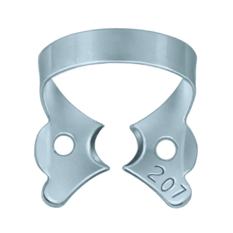Rubber Dam Clamps No. 207 Upper Lower Bicuspids Flat Beaks Orthodontics ...
