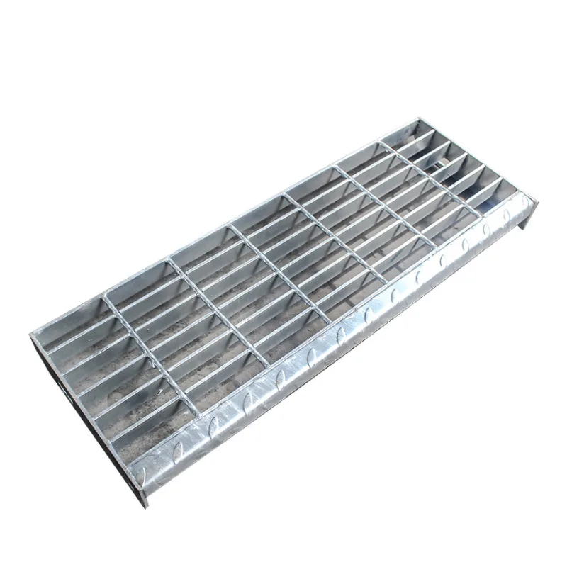 Most popular Stair Step Steel Grating Hot Dip Galvanized Step Tread ...