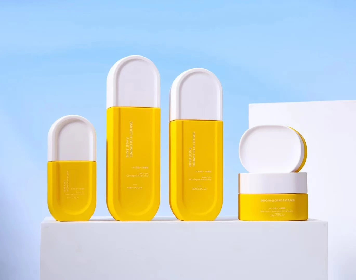 Luxury Customized Logo Cosmetic Glass Bottle - 40ml, 100ml, 120ml