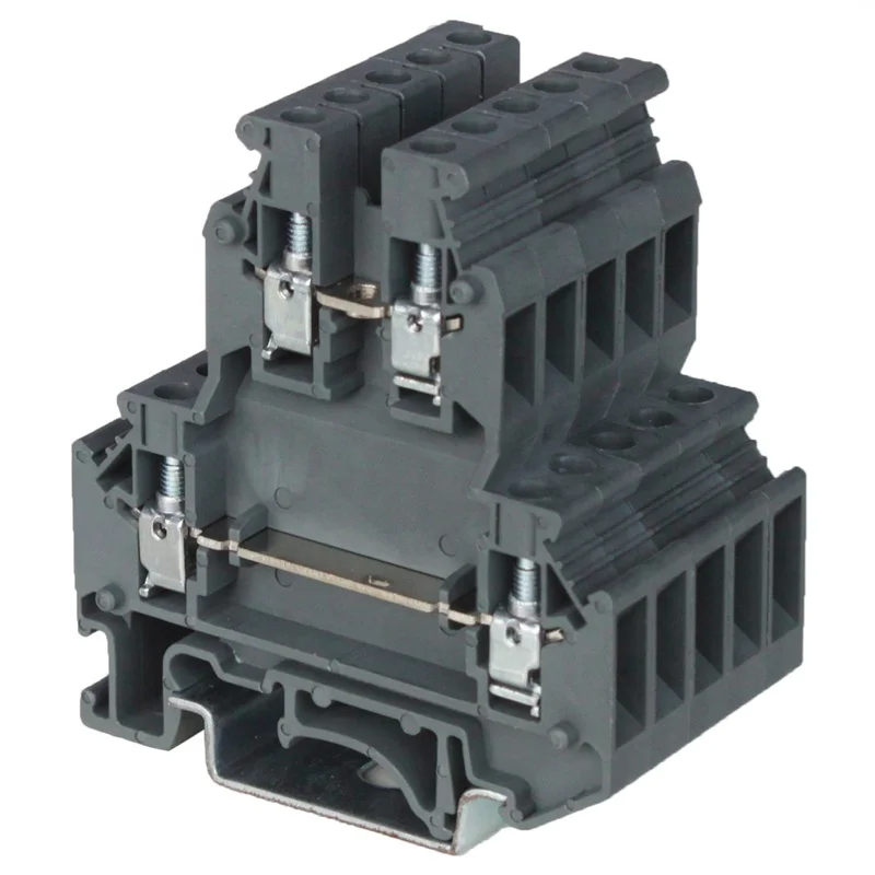 2-Layer Double Level Screw Terminal Block Connector| Alibaba.com